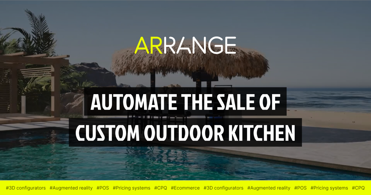 3D Configurator for Outdoor Kitchen & Grill I Ar-range